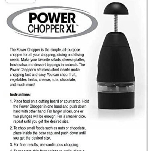 Kitchen | Power Chopper Xl Kitchen | Poshmark